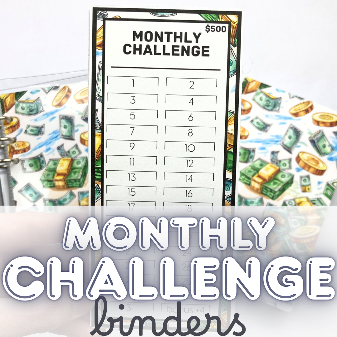 Monthly Challenge Binders – Jordan Budgets